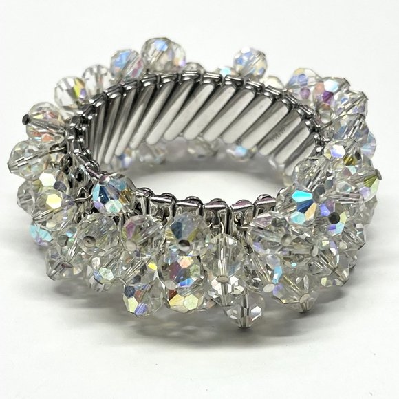 Vintage | Jewelry | Vintage Cha Cha Crystal Expansion Bracelet | Poshmark